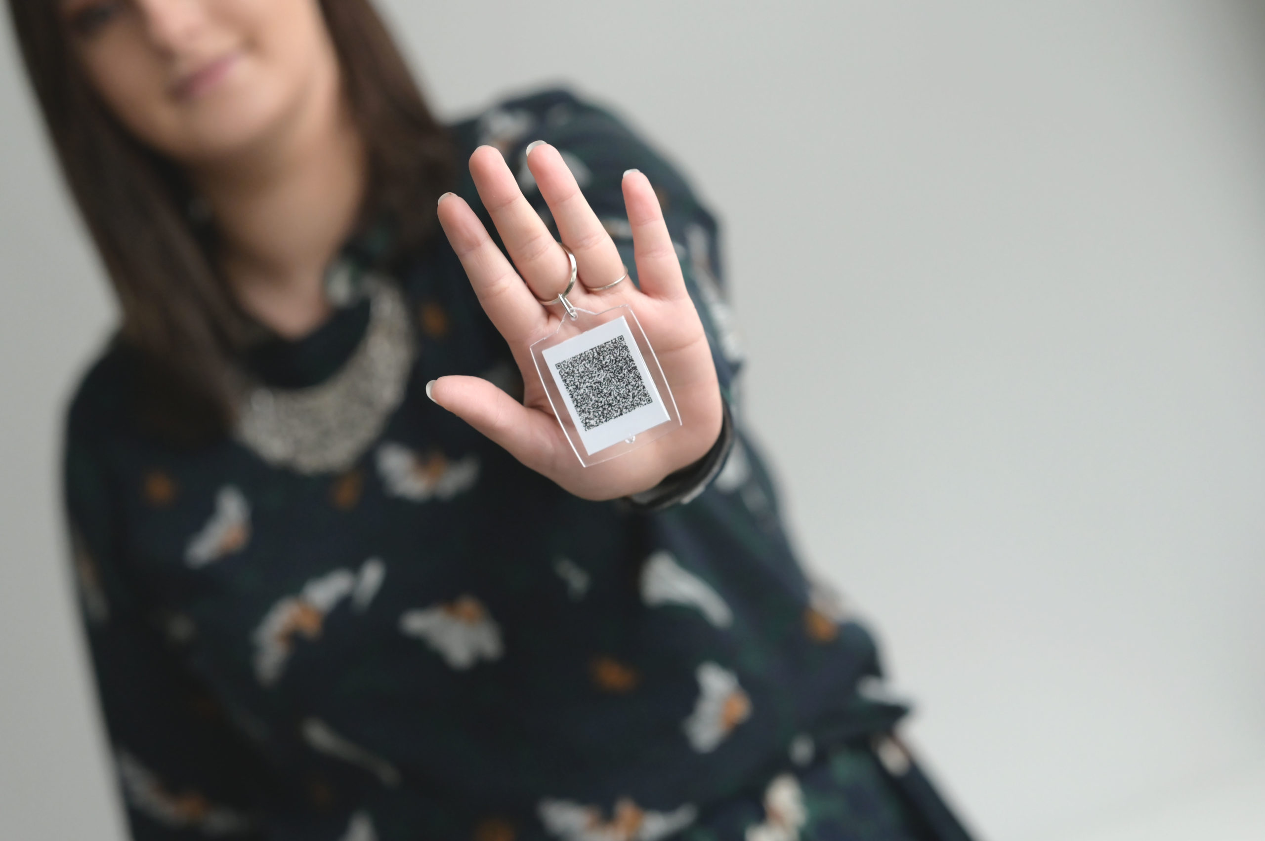 Porte clés QR code - Pass vaccinal - Vilair Scherr